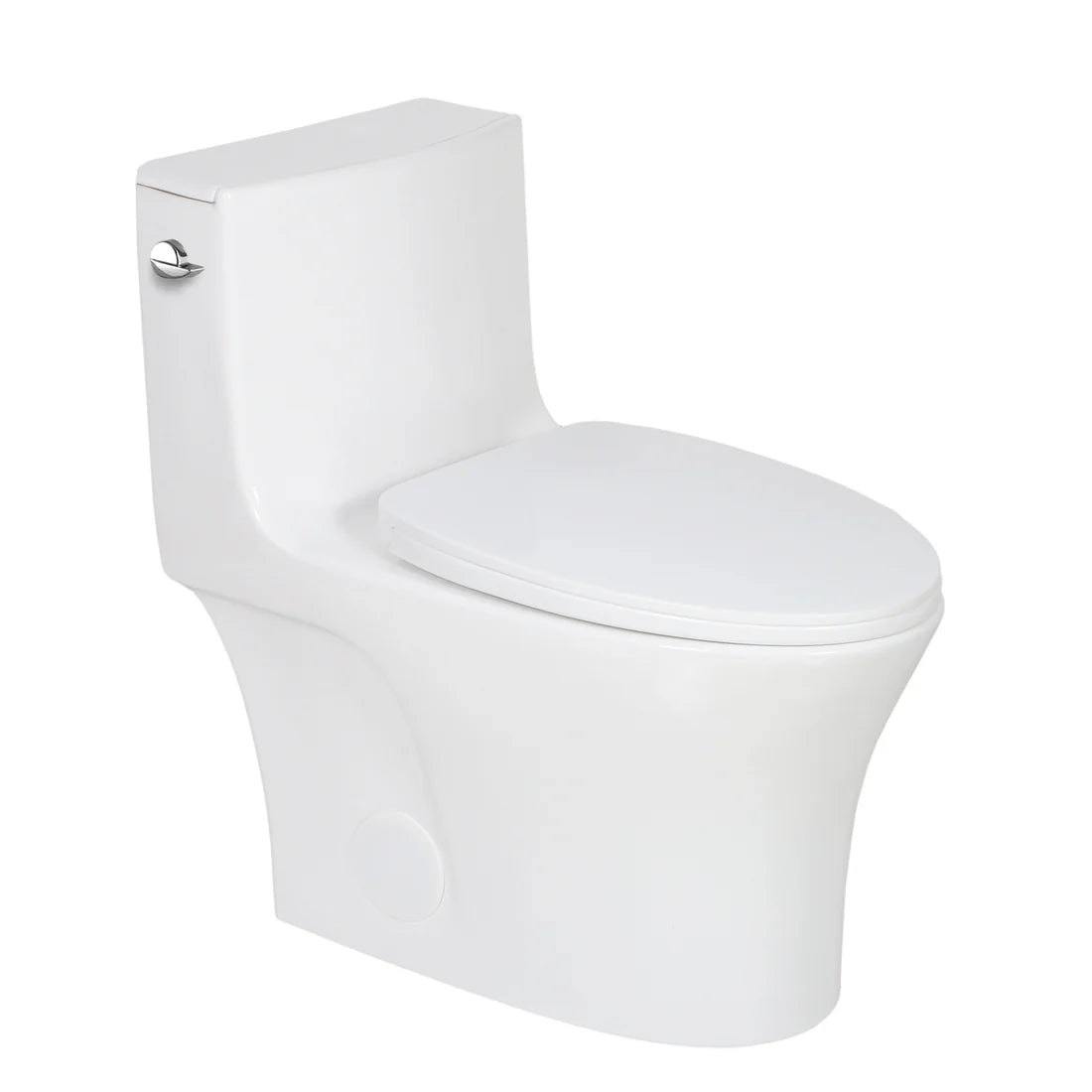 Single-Flush Siphonic One-Piece Toilet with HTD Flush Technology