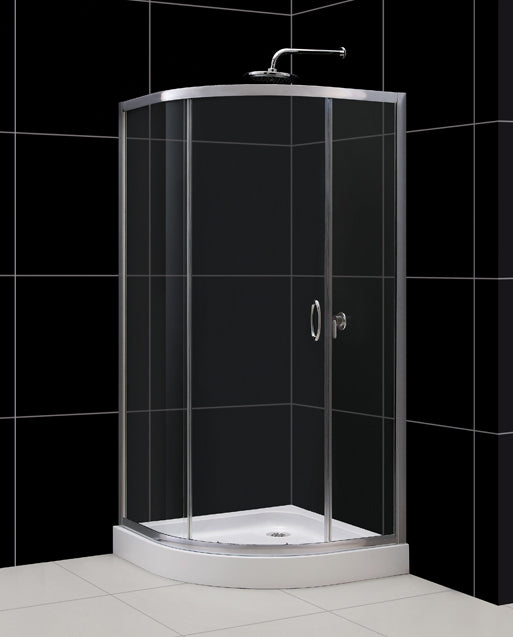 36" Victoria Single Shower Enclosure Sliding Door